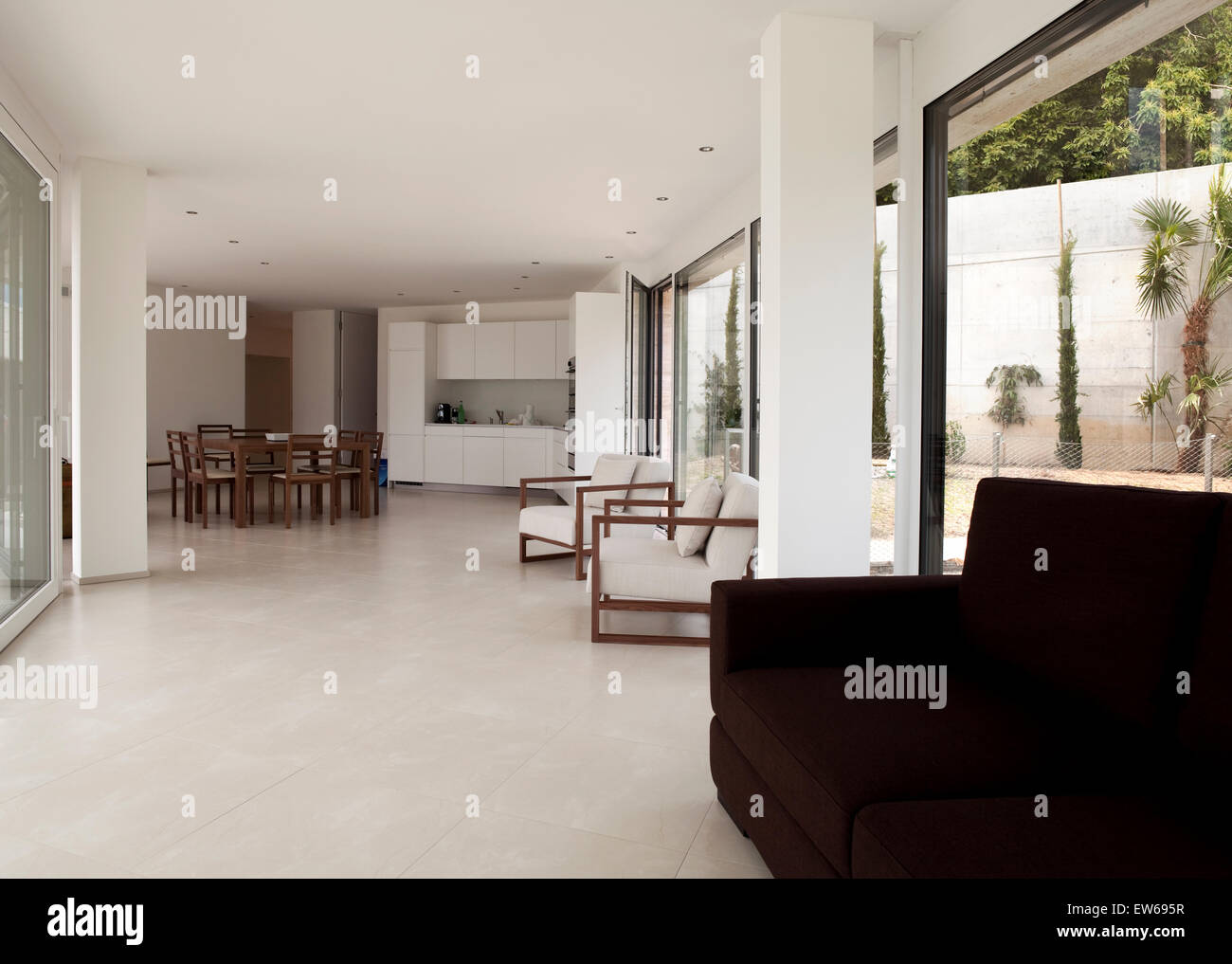 interior modern house empty Stock Photo - Alamy