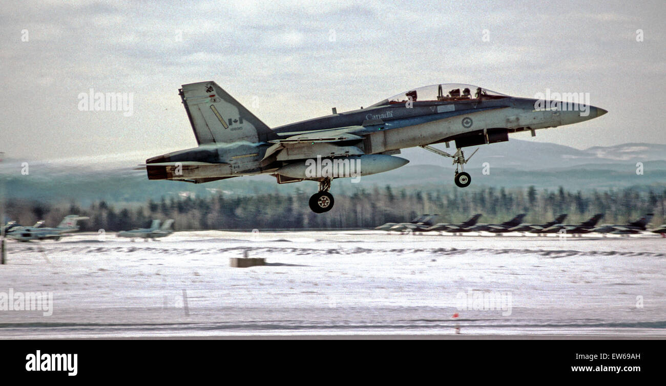 Usa. 8th Oct, 2013. CF-18.Canada's first operational deployment of the ...
