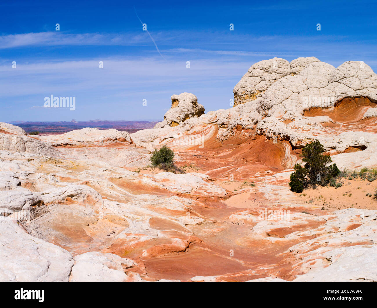 Scene from the White Pocket geological area of Vermillion Cliffs ...