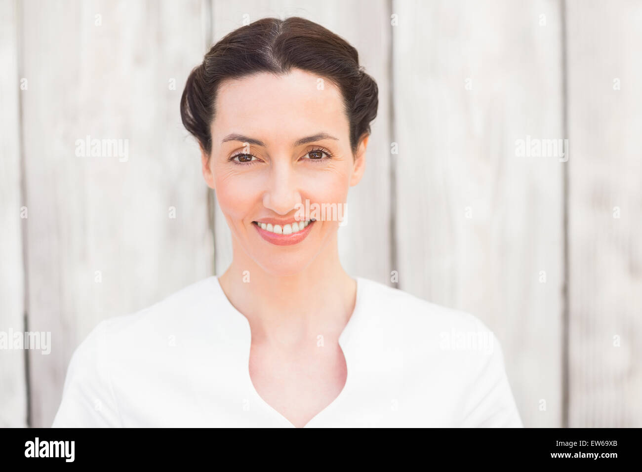 Beautiful woman work Stock Photo - Alamy