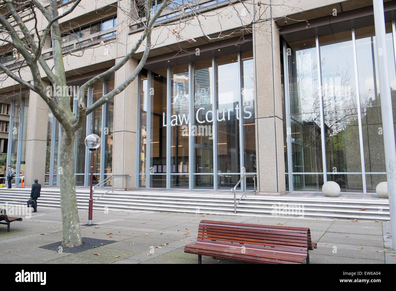 Supreme Law Courts In Macquarie Street,sydney,nsw, Australia Stock 