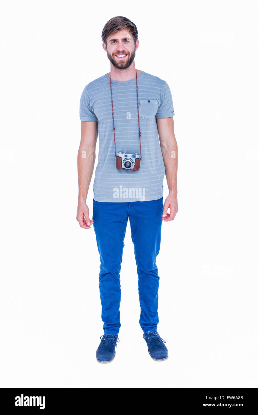 Portrait handsome male photographer Cut Out Stock Images & Pictures - Alamy