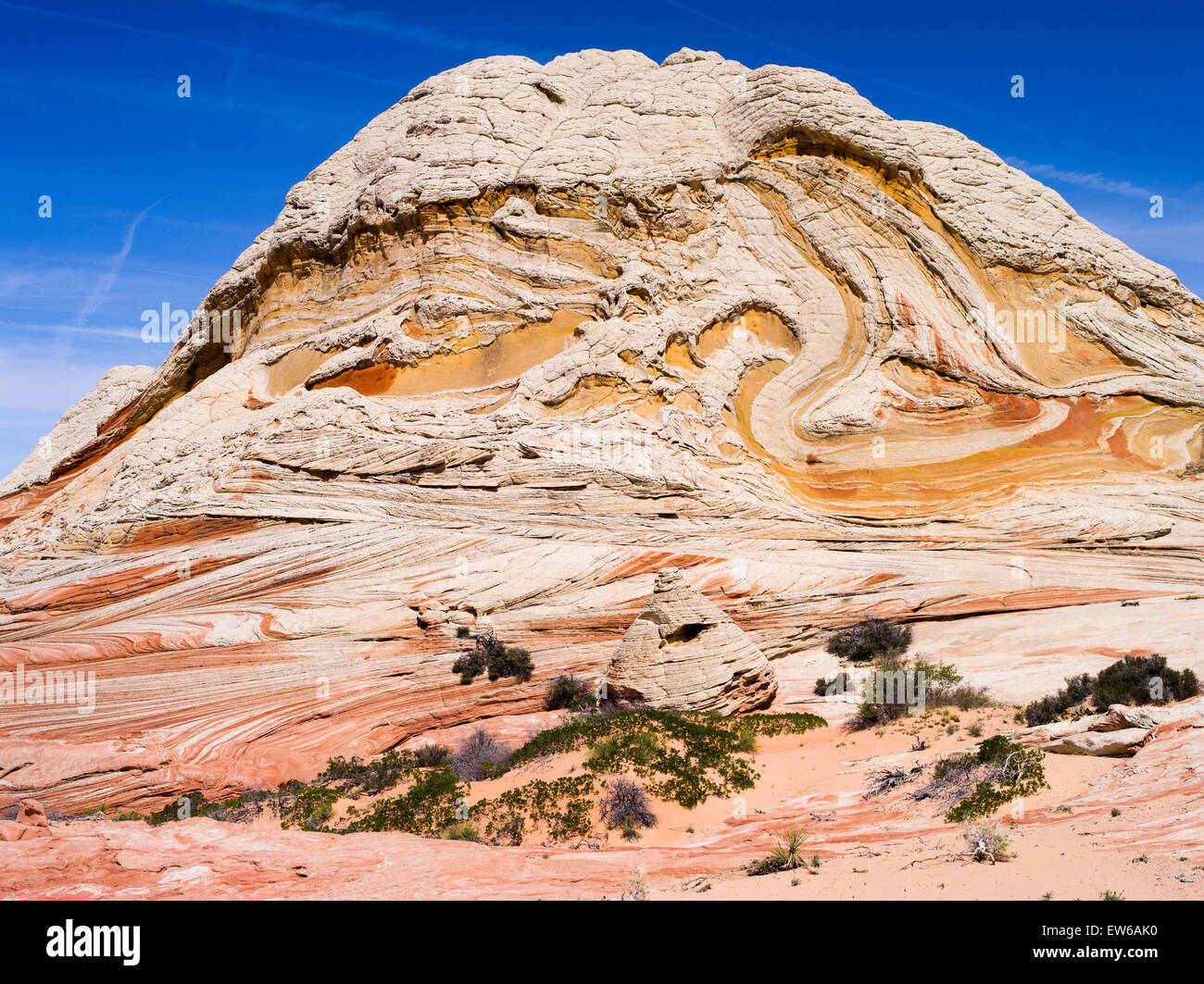 Scene from the White Pocket geological area of Vermillion Cliffs ...