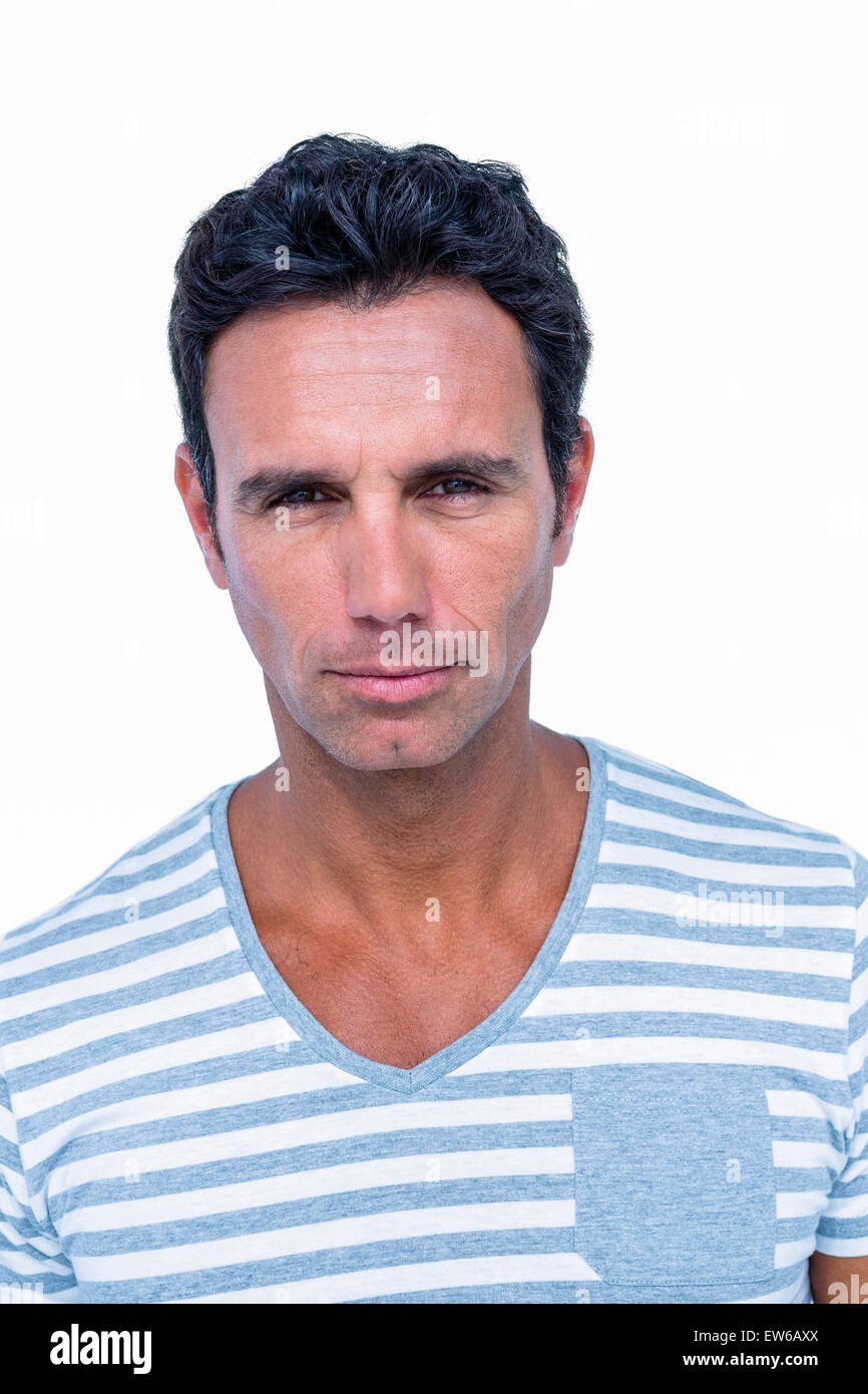 Serious man looking at camera Stock Photo - Alamy
