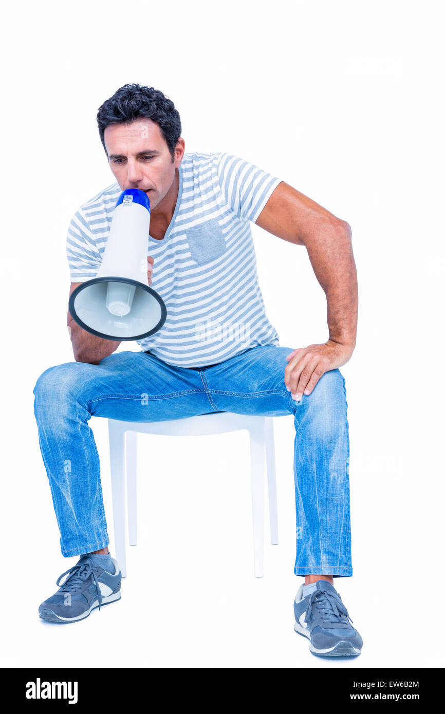 Portrait upset mature adult man Cut Out Stock Images & Pictures - Alamy