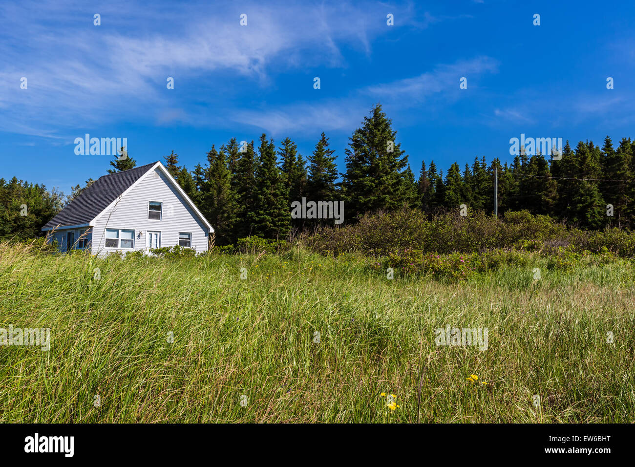 Small cottage in the north American countryside Stock Photo - Alamy