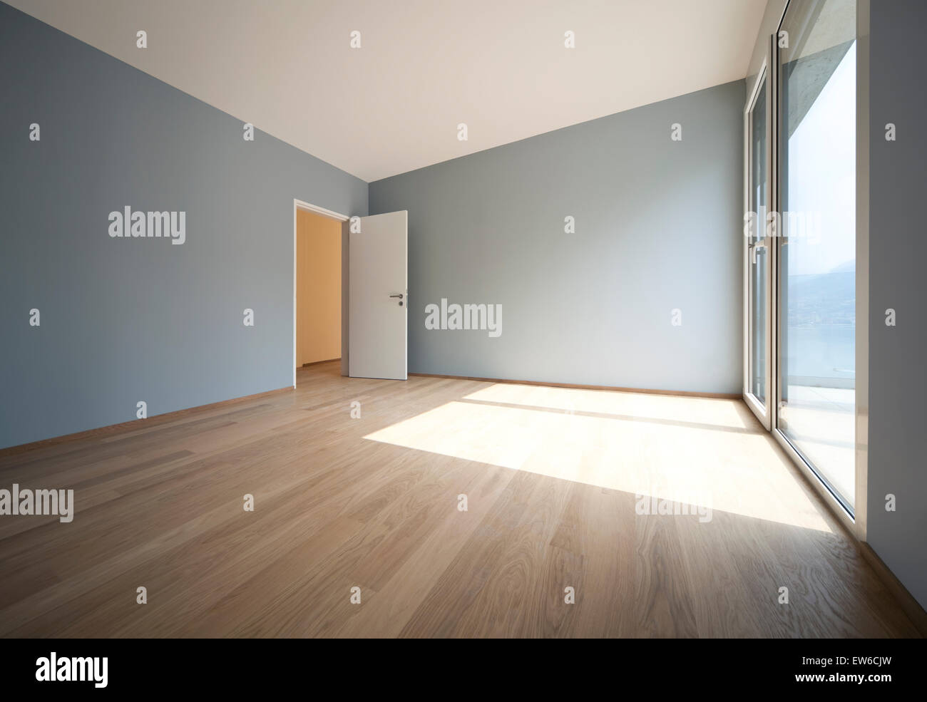 Light blue empty room hi-res stock photography and images - Alamy