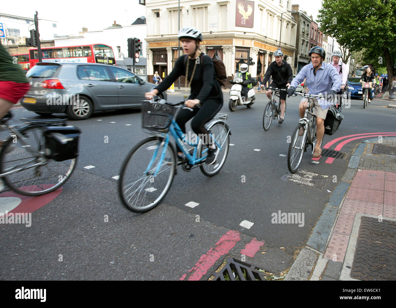 Woman morning rush hi-res stock photography and images - Alamy