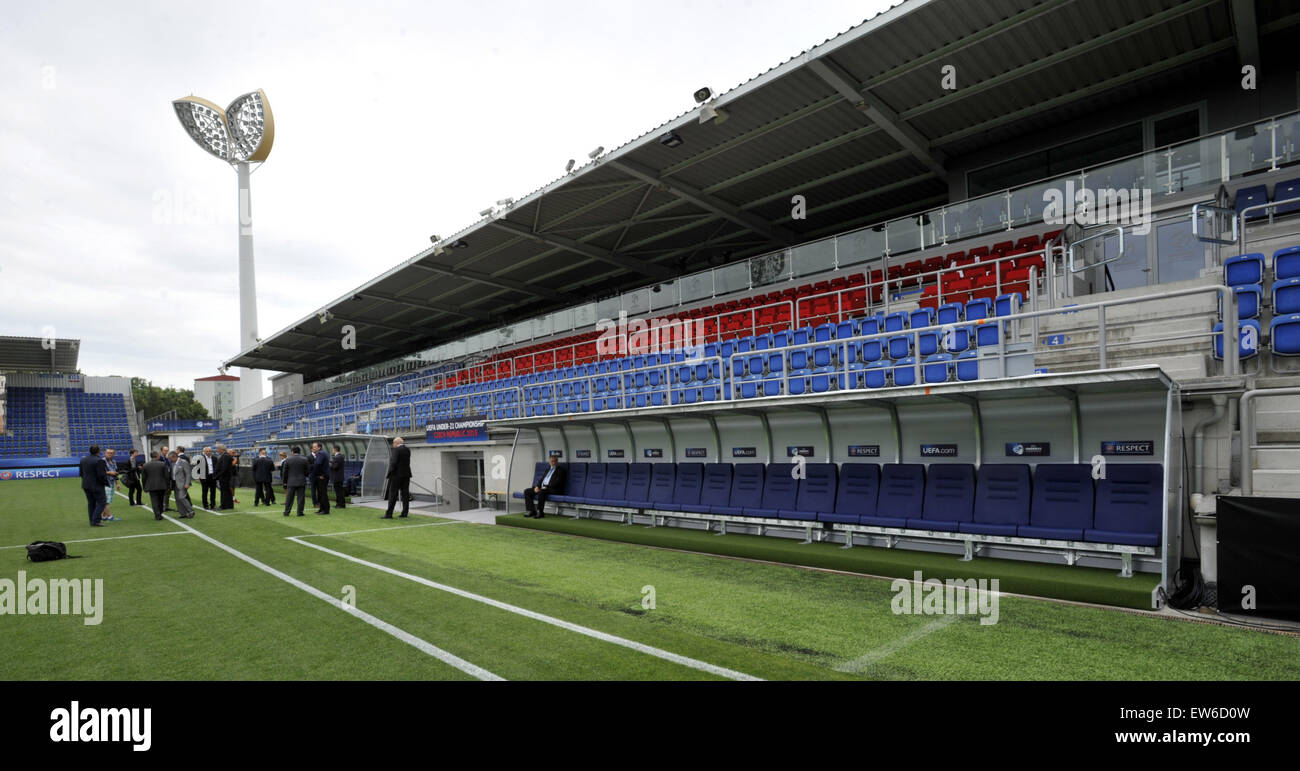 Ceremonially opening of renovated football stadium of Miroslav Valenta ...