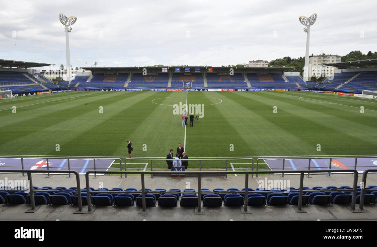 Ceremonially opening of renovated football stadium of Miroslav Valenta ...