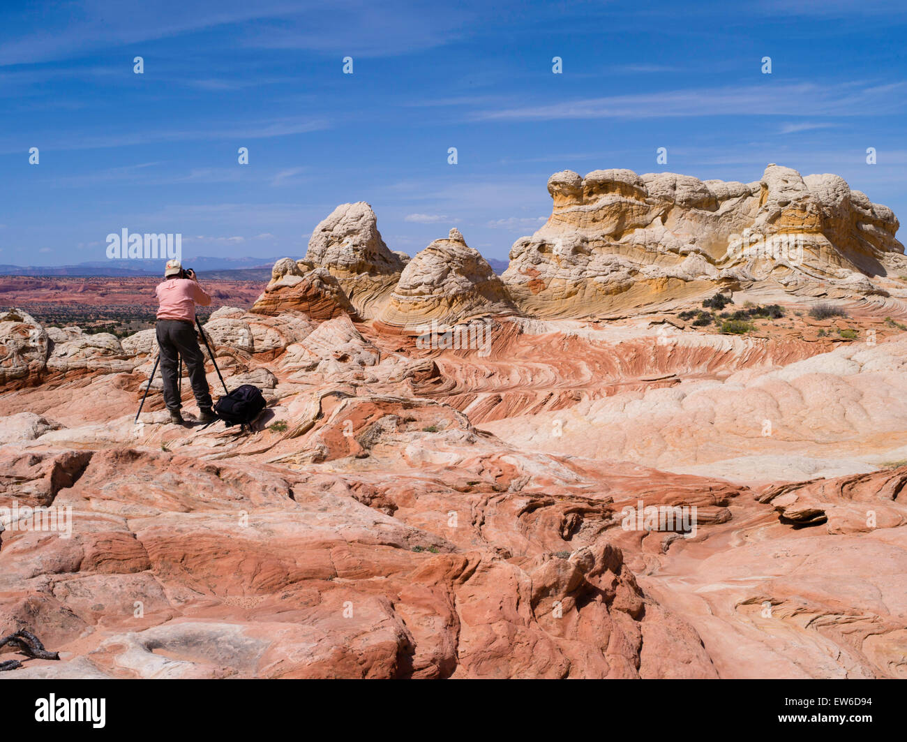 Scene from the White Pocket geological area of Vermillion Cliffs ...