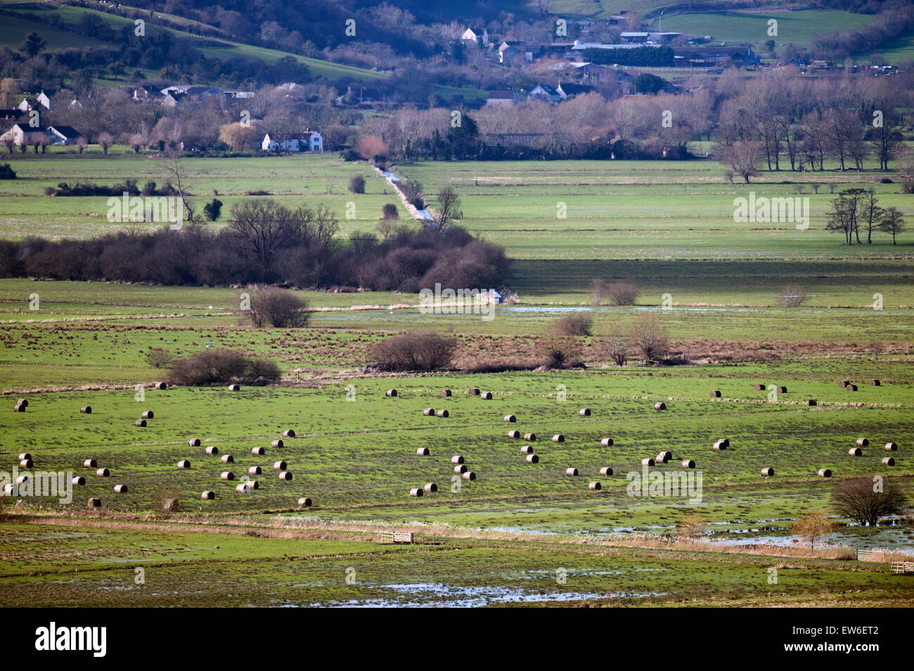 Improving weather has given some parts of the Somerset Levels the ...