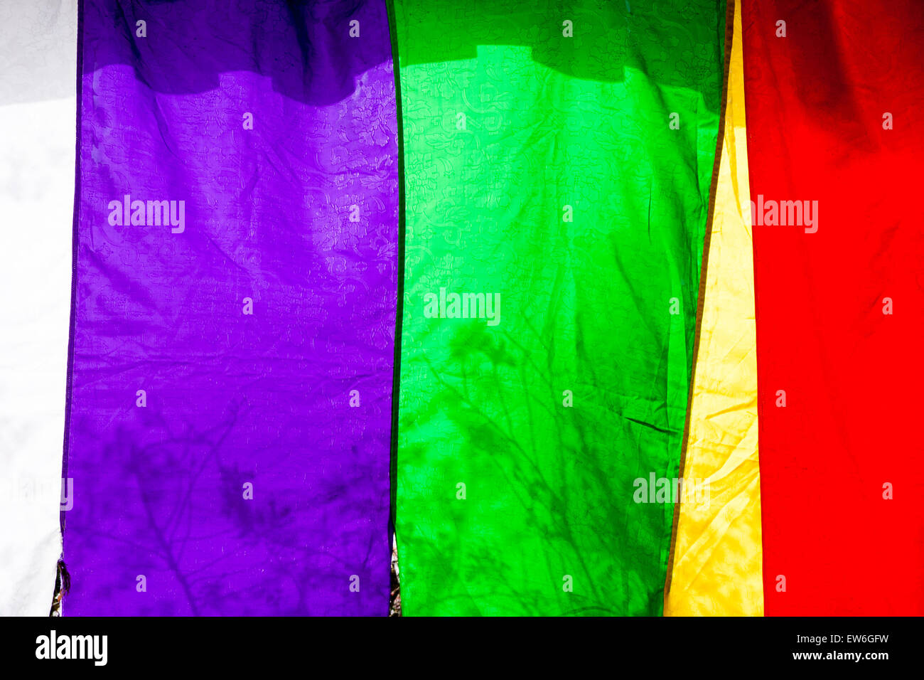 Silk banner hi-res stock photography and images - Alamy