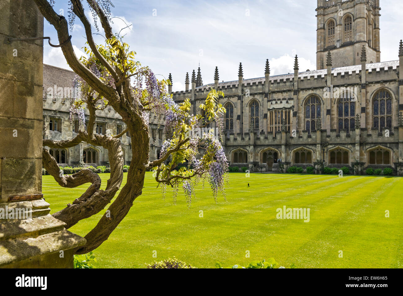 Magdalen college tower oxford university hi-res stock photography and ...