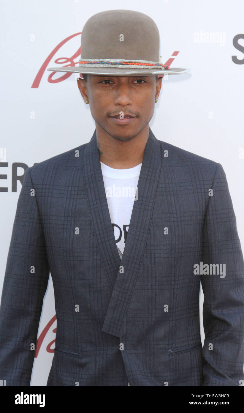 London. UK. Pharrell Williams at the Serpentine Gallery Summer Party at ...