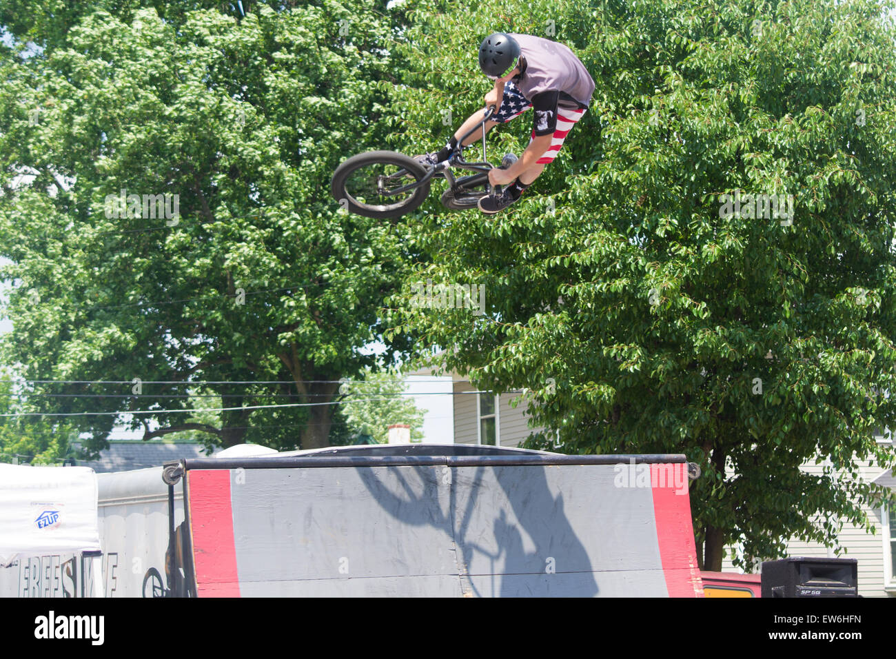 BMX Series from the Superman Celebration in Metropolis, IL Stock Photo ...