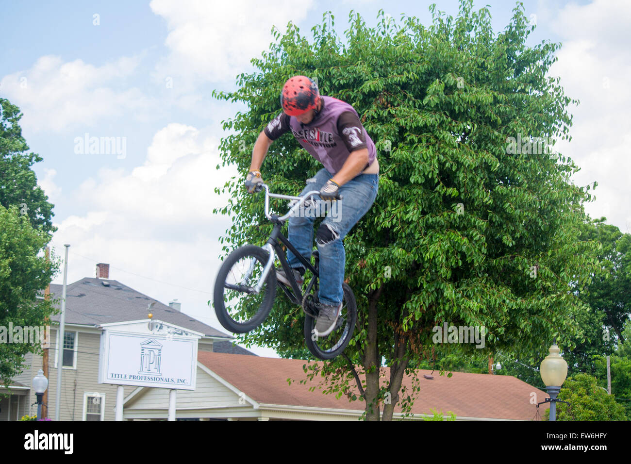 BMX Series from the Superman Celebration in Metropolis, IL Stock Photo ...