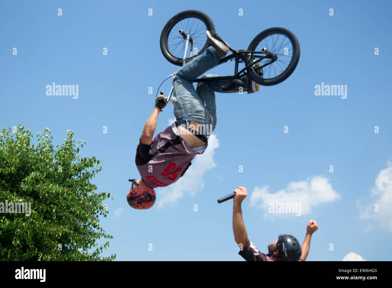 BMX Series from the Superman Celebration in Metropolis, IL Stock Photo ...