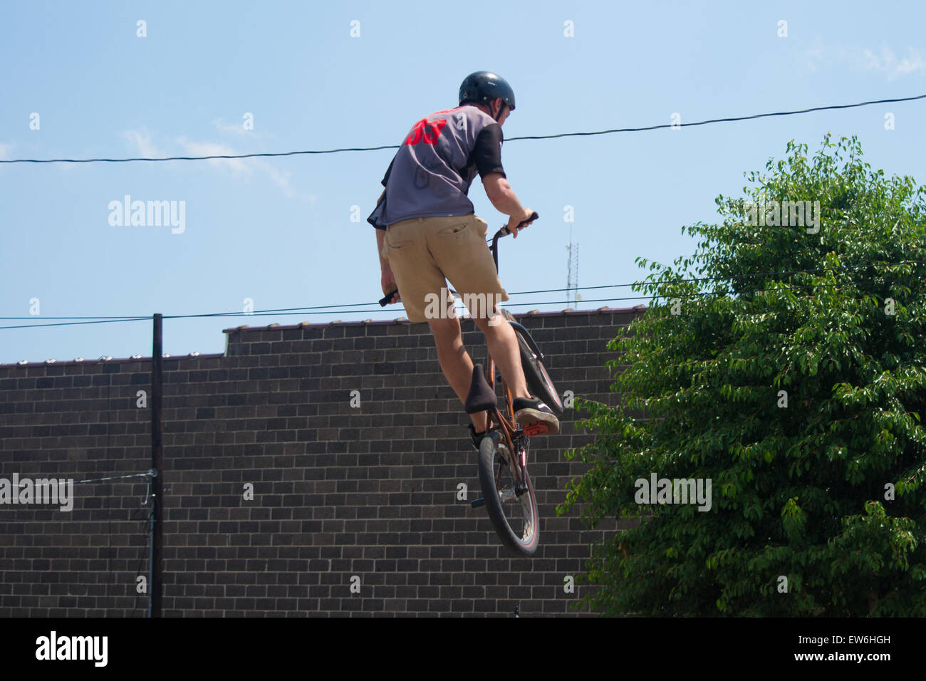 BMX Series from the Superman Celebration in Metropolis, IL Stock Photo ...