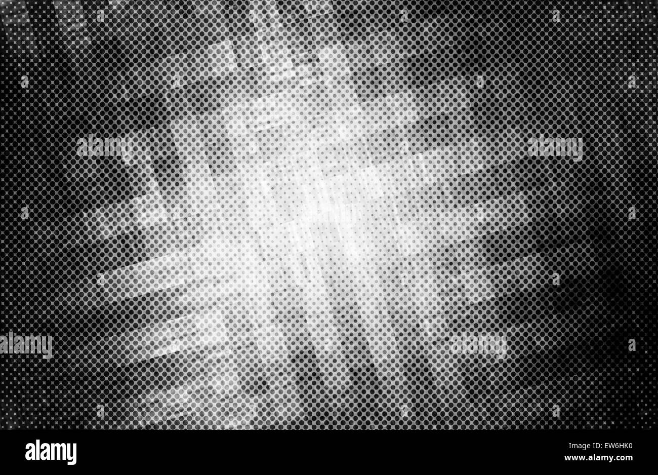 abstract black and white background and digital wave with square style ...