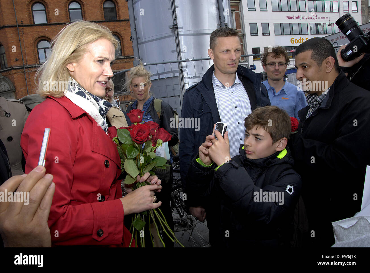 Copenhagen, Denmark. 18th June, 2015. Ms.Helle Thorning-Schmidt Danish ...