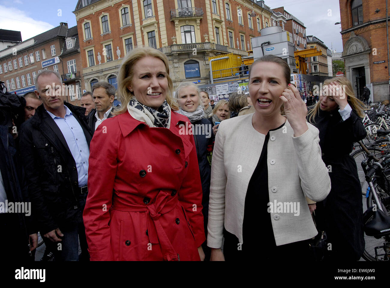 Copenhagen, Denmark. 18th June, 2015. Ms.Helle Thorning-Schmidt Danish ...