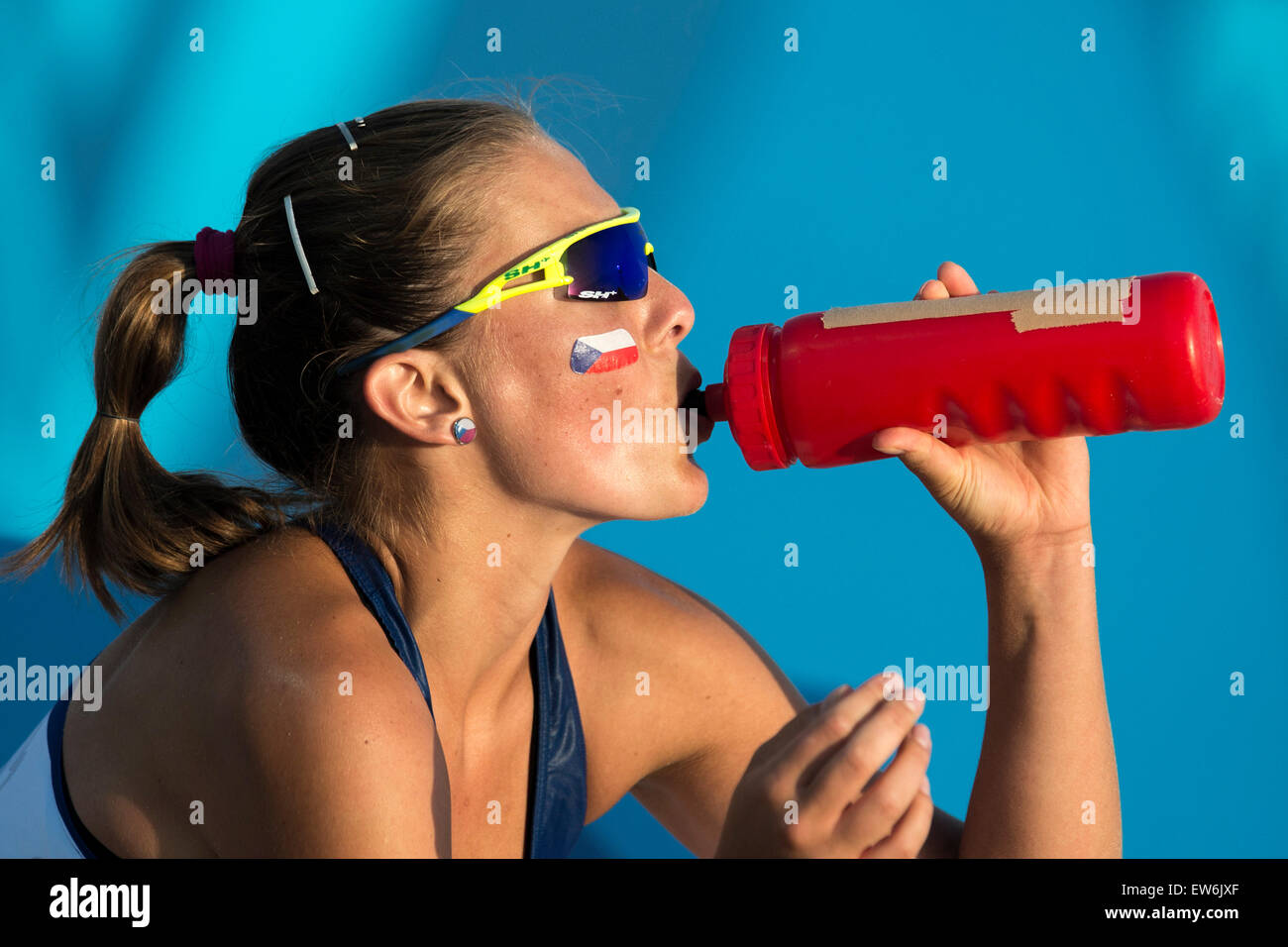 Baku, Azerbaijan. 18th June, 2015. Czech volleyball player Eliska ...