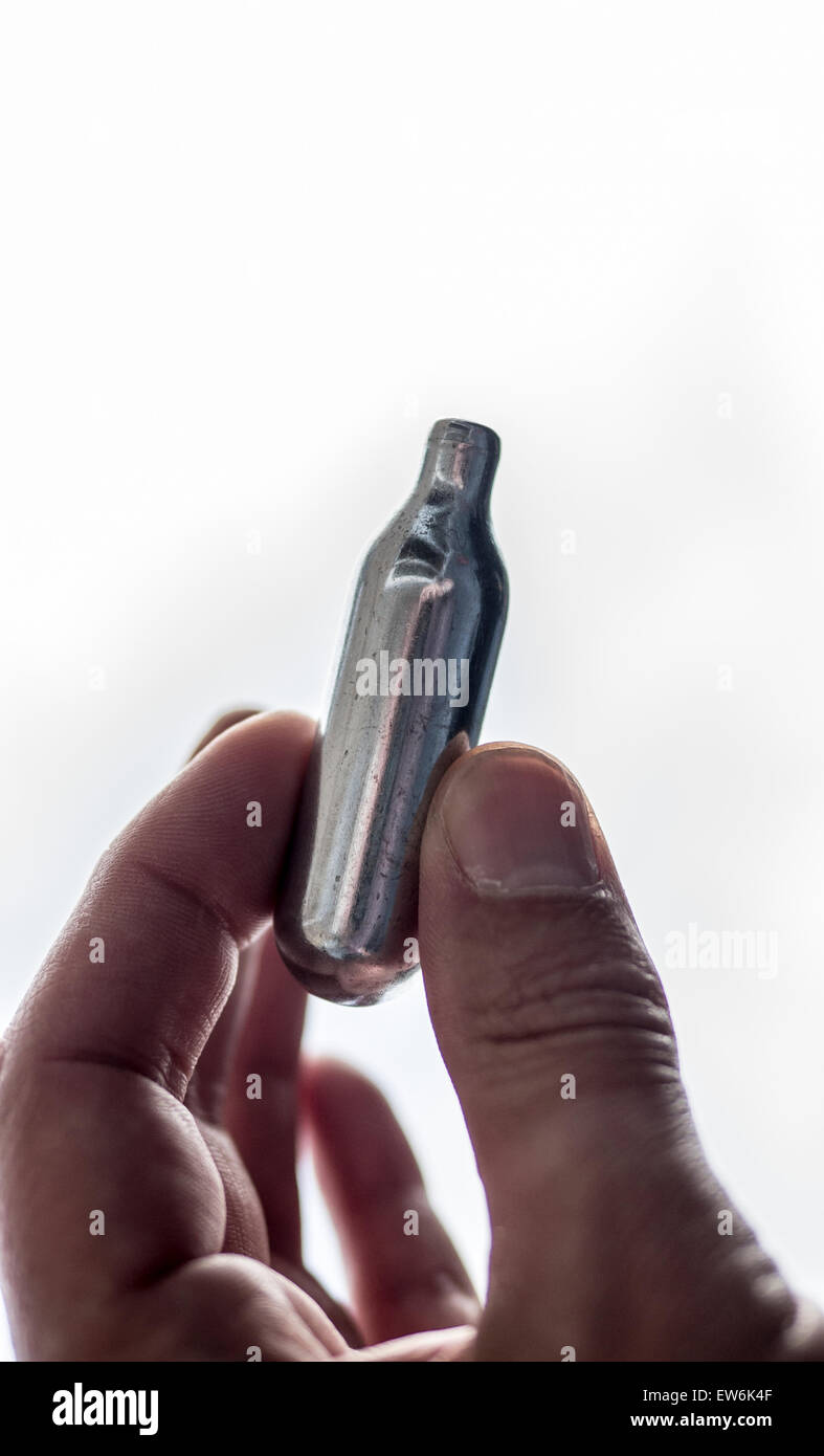 Nitrous Oxide Bulbs, Also know as Laughing Gas or Hippie Crack is used ...