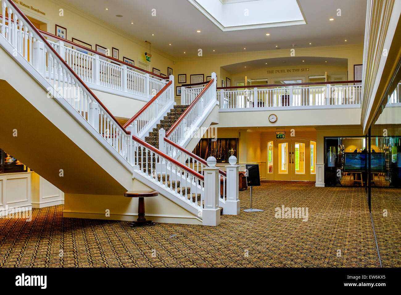 Interior of the Clubhouse at Trump Turnberry Golf Club, Turnberry ...