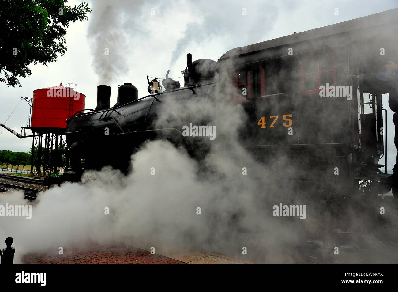 Strasburg, Pennsylvania: Steam engulfs vintage Strasburg Railroad ...