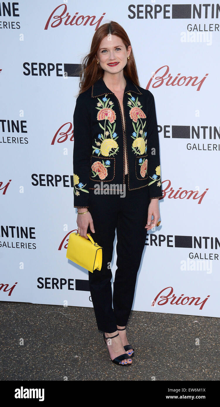 London UK Bonnie Wright at The Serpentine Gallery Summer Party at The ...