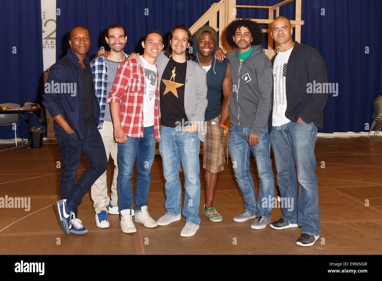 New York, NY, USA. 18th June, 2015. Leslie Odom Jr., Javier Munoz ...