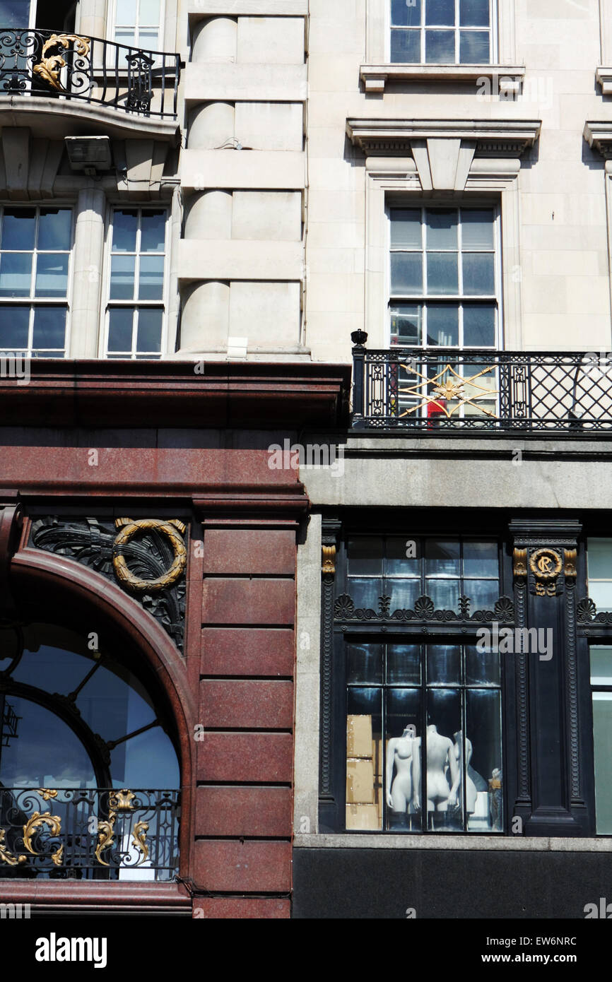 A section of buildings in Regent Street, London, England Stock Photo ...