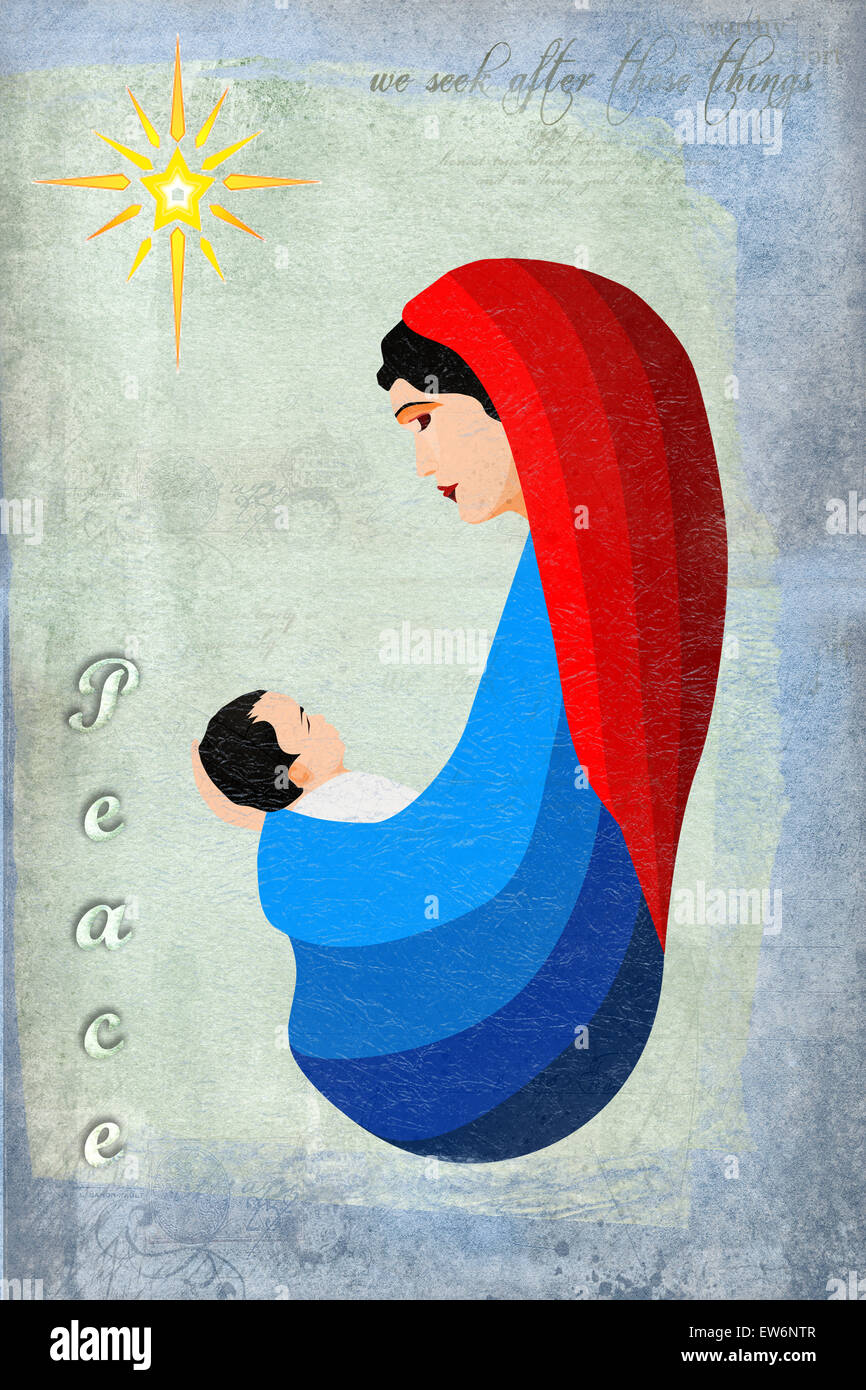 Loving gaze jesus and mary hi-res stock photography and images - Alamy