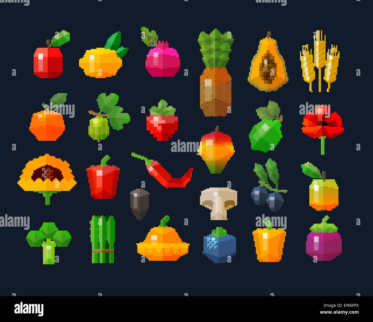 Poppy flower farm with nature Stock Vector Images - Alamy