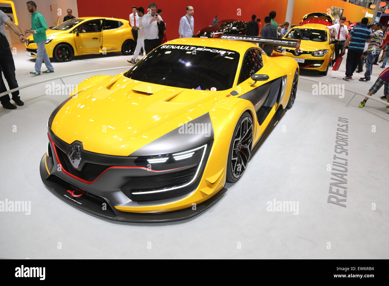 ISTANBUL, TURKEY - MAY 30, 2015: Renault Sport RS1 in Istanbul Autoshow ...