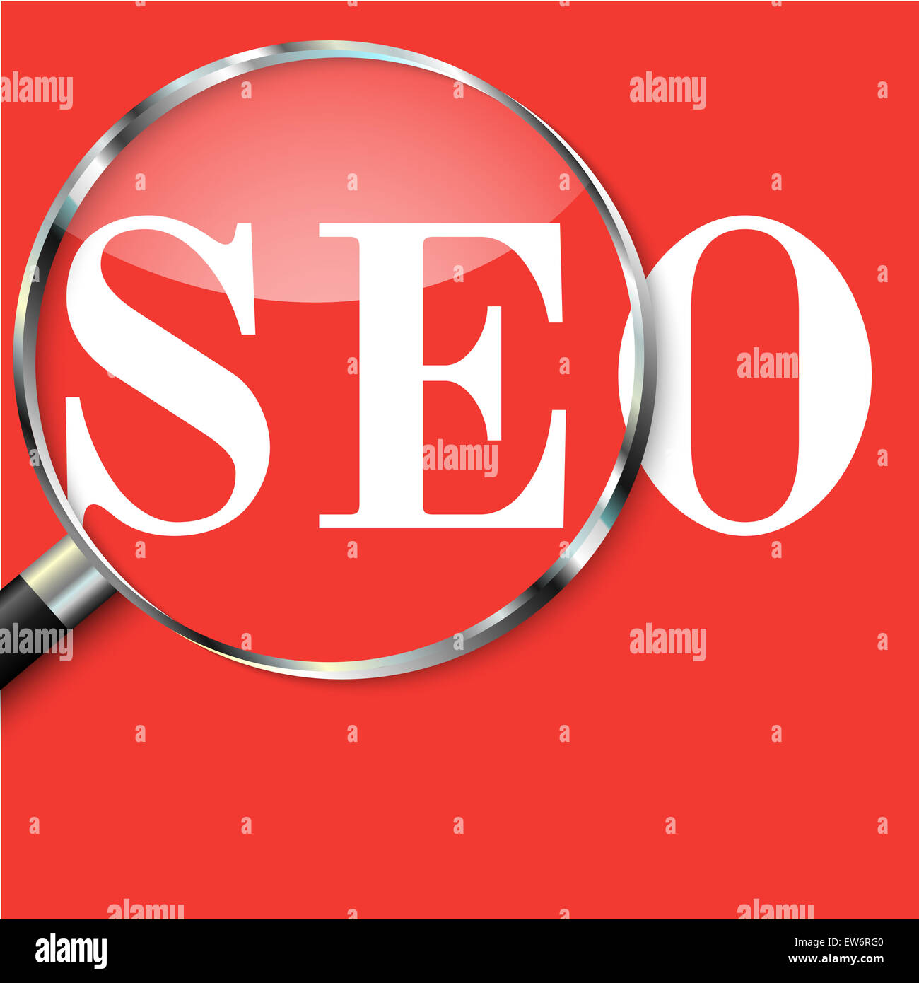 Magnifying glass search text hi-res stock photography and images - Alamy