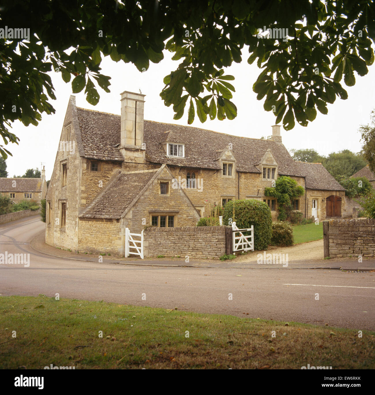 Exterior of a traditional stone country house Stock Photo - Alamy