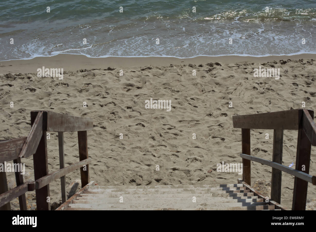 stairs for the beach Stock Photo - Alamy
