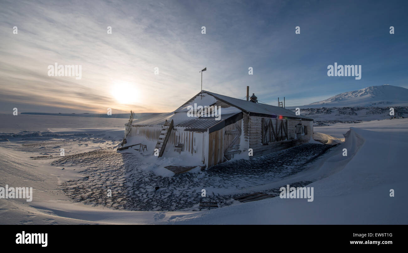 Captain Robert Falcon Scott's Terra Nova Hut on Ross Island, Antarctica ...