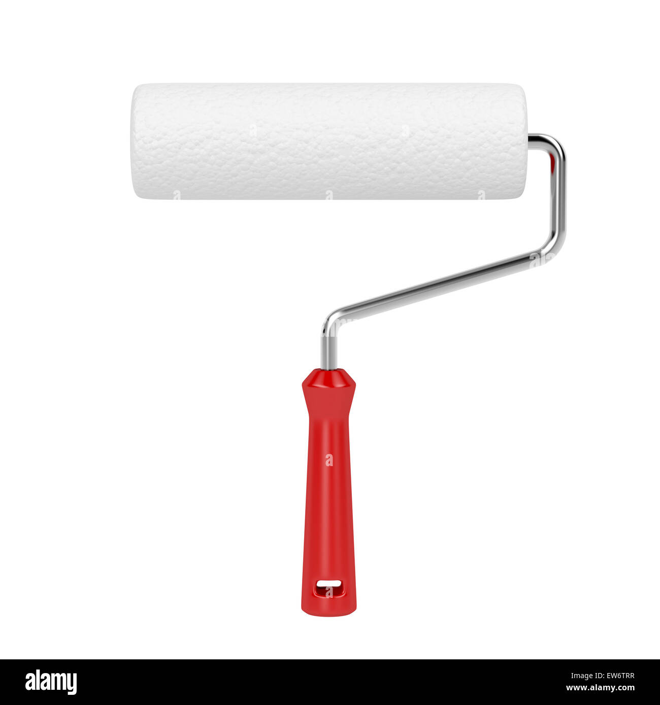 Paint roller isolated on white background Stock Photo - Alamy