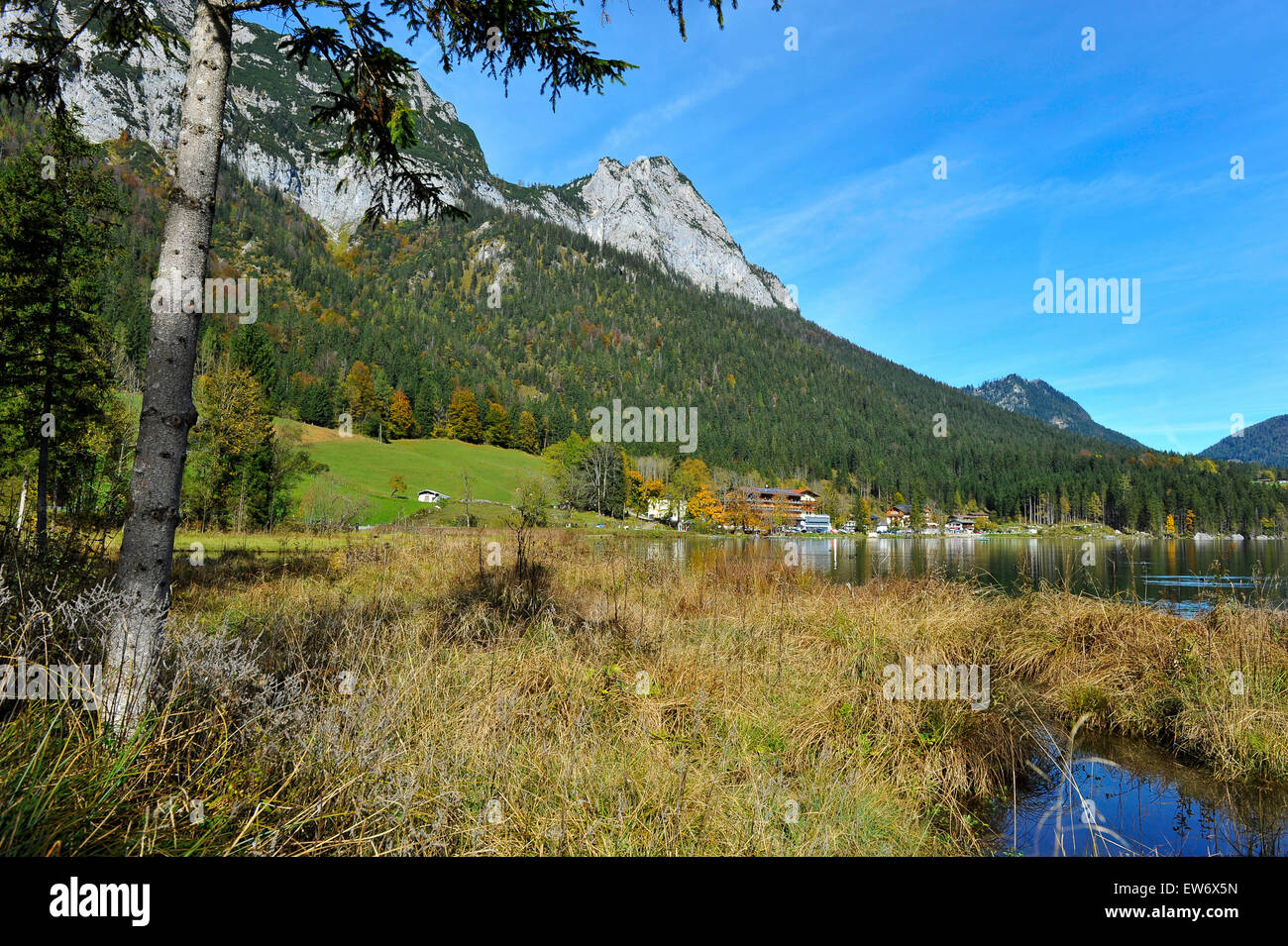 Hintersee Ramsau Berchtesgadener Land Upper Bavaria Germany Europe ...
