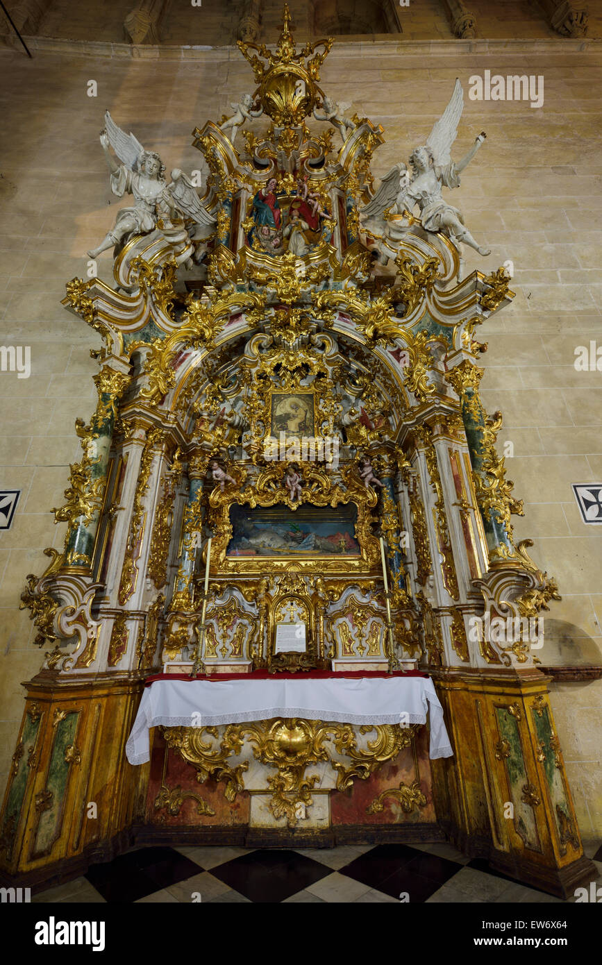 Side altar with remains of Saint Felix martyr in Saint Mary of the ...