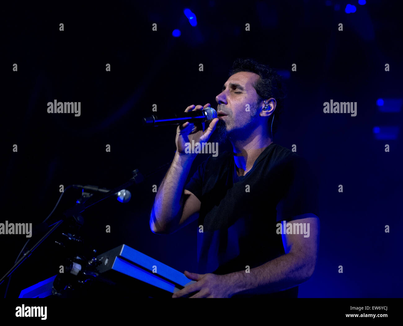 American hard rock band System of a Down (SOAD) perform at the Ziggo ...