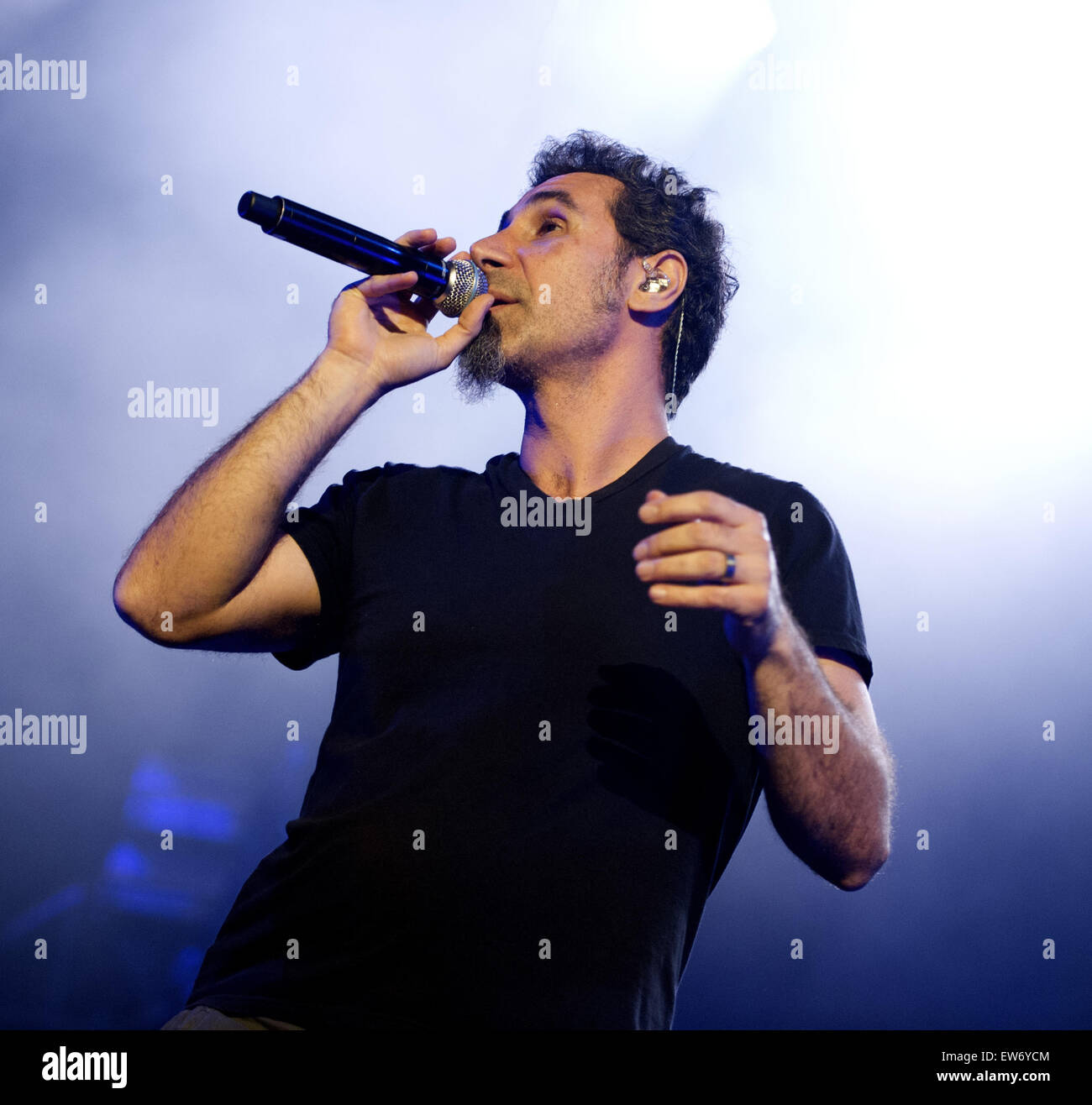 American hard rock band System of a Down (SOAD) perform at the Ziggo ...