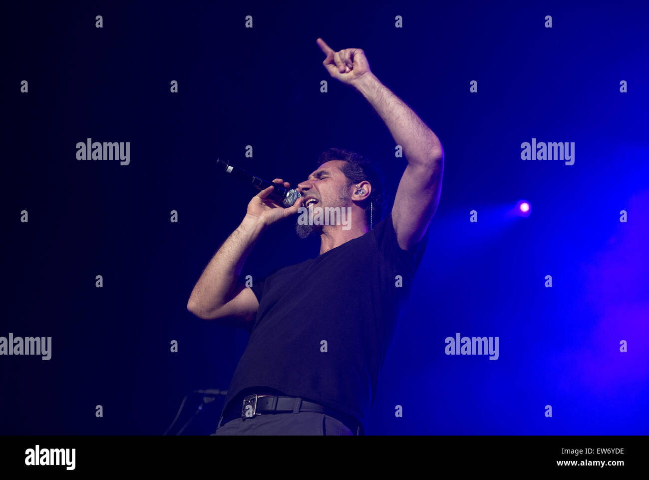 American hard rock band System of a Down (SOAD) perform at the Ziggo ...