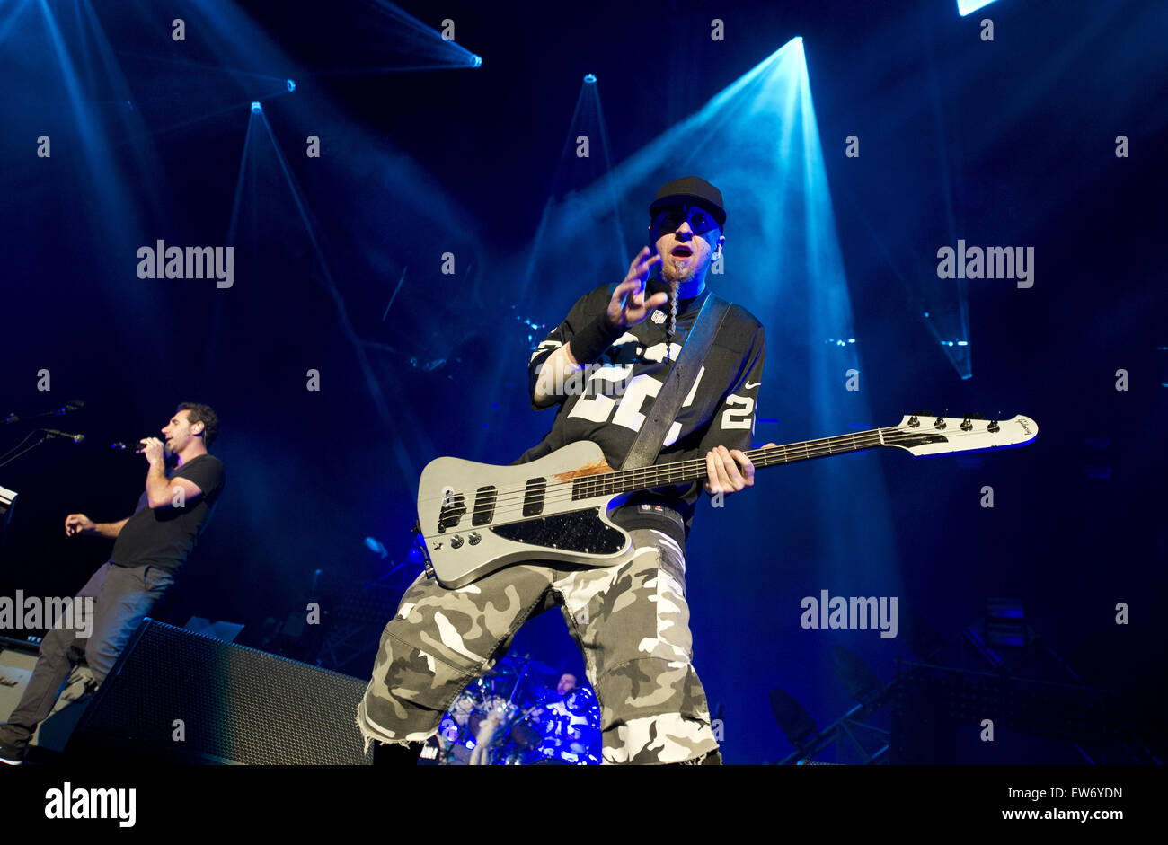 American hard rock band System of a Down (SOAD) perform at the Ziggo ...