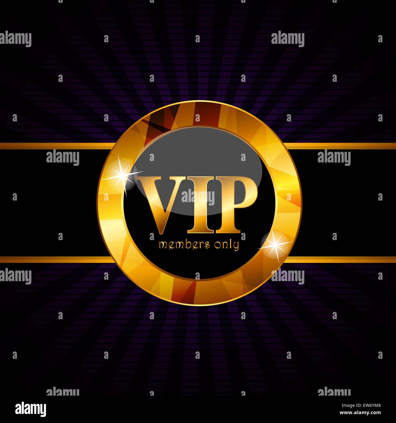 VIP Members Card Vector Illustration Stock Vector Image & Art - Alamy