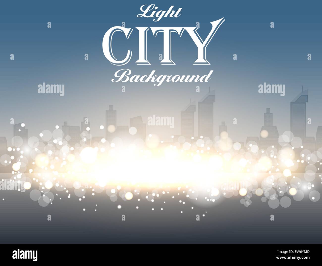 Light City Background Vector Illustration Stock Vector Image & Art - Alamy