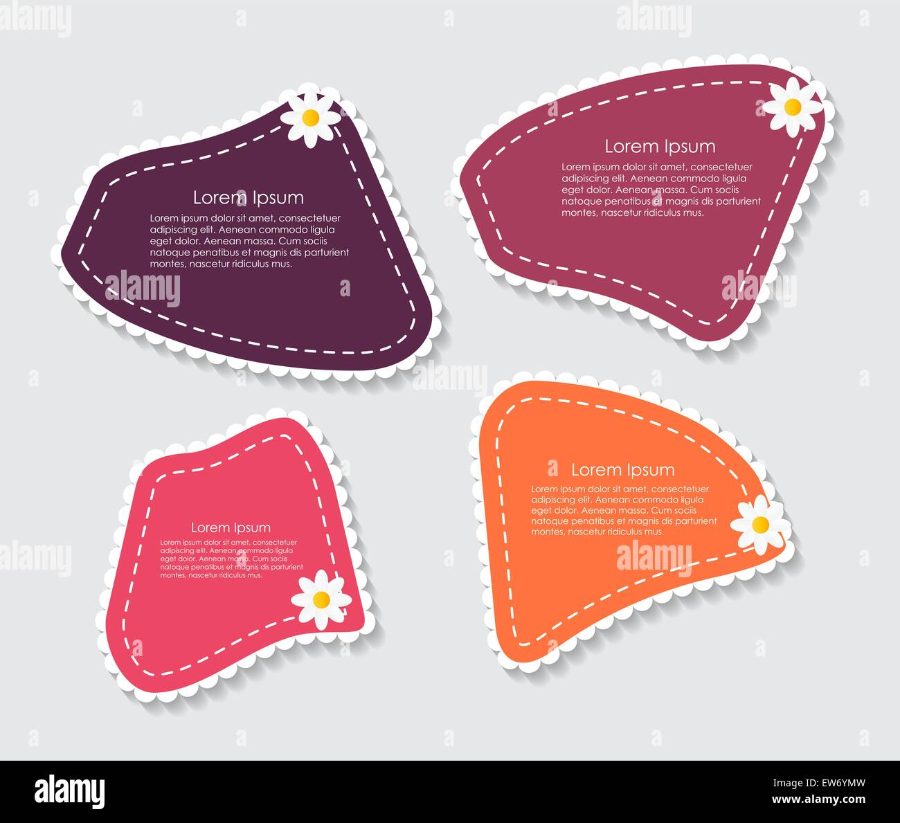 Vintage flower labels hi-res stock photography and images - Alamy